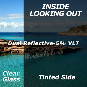 Premium Dual Reflective 5% VLT Window Tinting Film — Windowtint.com