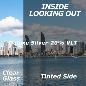Deluxe Silver Window Tinting Film 20% VLT — Windowtint.com