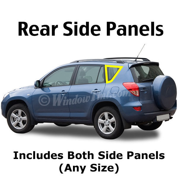 Rear Side Panel Pre-Cut Window Tinting Kit for a Sport Utility Vehicle ...