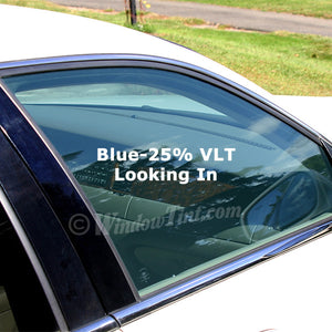 Blue 25% VLT Auto Window Tinting Film | Color Automotive Tint ...