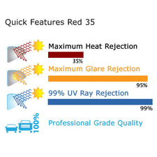 Red Auto Window Tinting Films — Windowtint.com